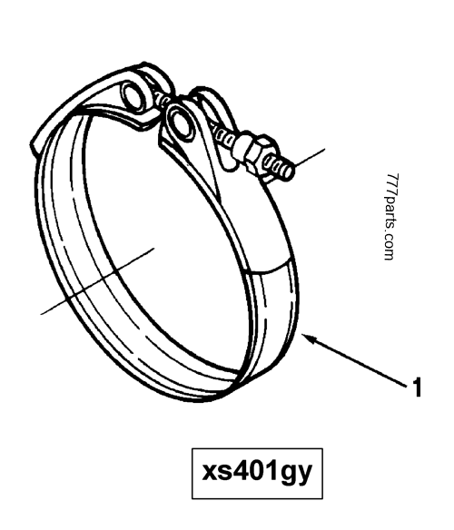 201989 V band clamp - Cummins spare part | 777parts.com