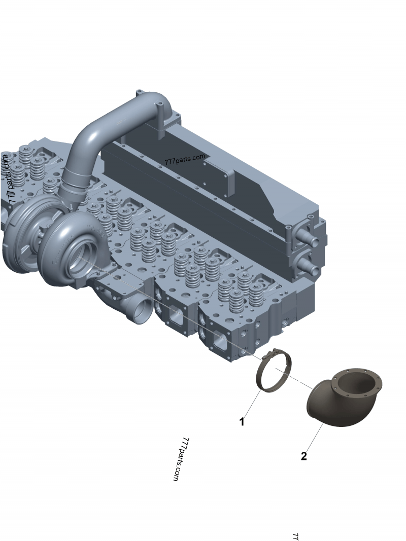 201989 V band clamp - Cummins spare part | 777parts.com