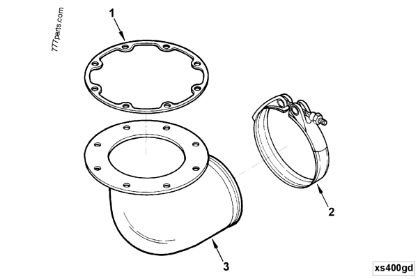201989 V band clamp - Cummins spare part | 777parts.com