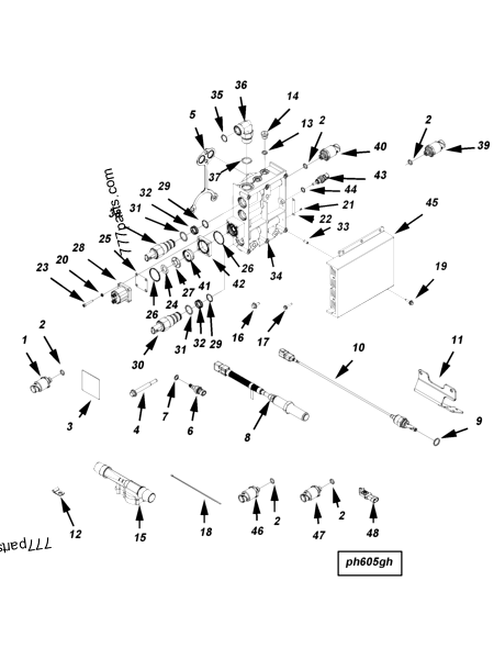 3330602 Electronic fuel control actuator - Cummins spare part ...