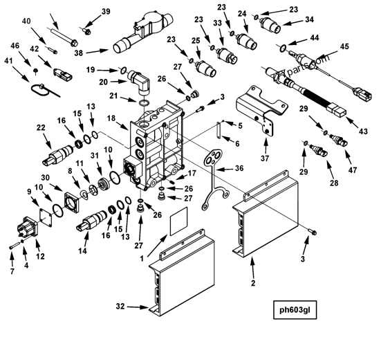3330602 Electronic fuel control actuator - Cummins spare part ...