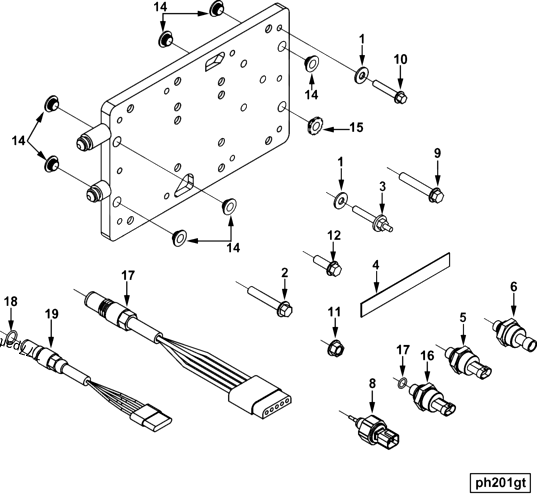 3331044 Pressure sensor - Cummins spare part | 777parts.com