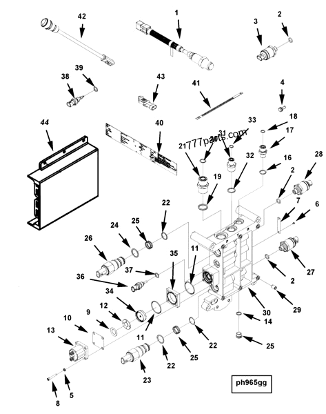 3347905 Electronic fuel control actuator - Cummins spare part ...
