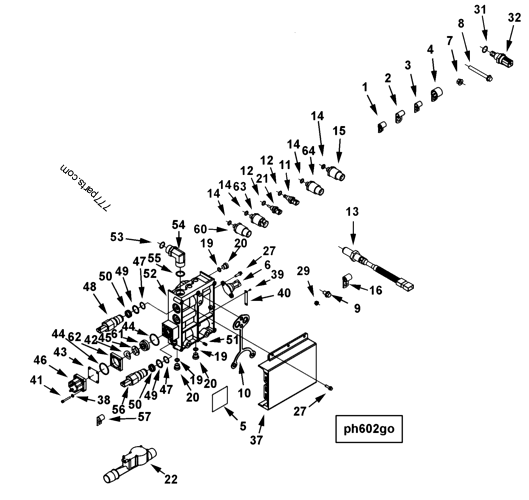 3348442 Electronic fuel control actuator - Cummins spare part ...
