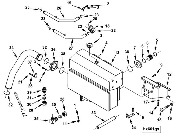 3348860 Ferrule seal - Cummins запчасть для спецтехники | 777parts.com