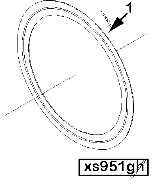 3356390 Exhaust outlet connection gasket - Cummins spare part ...