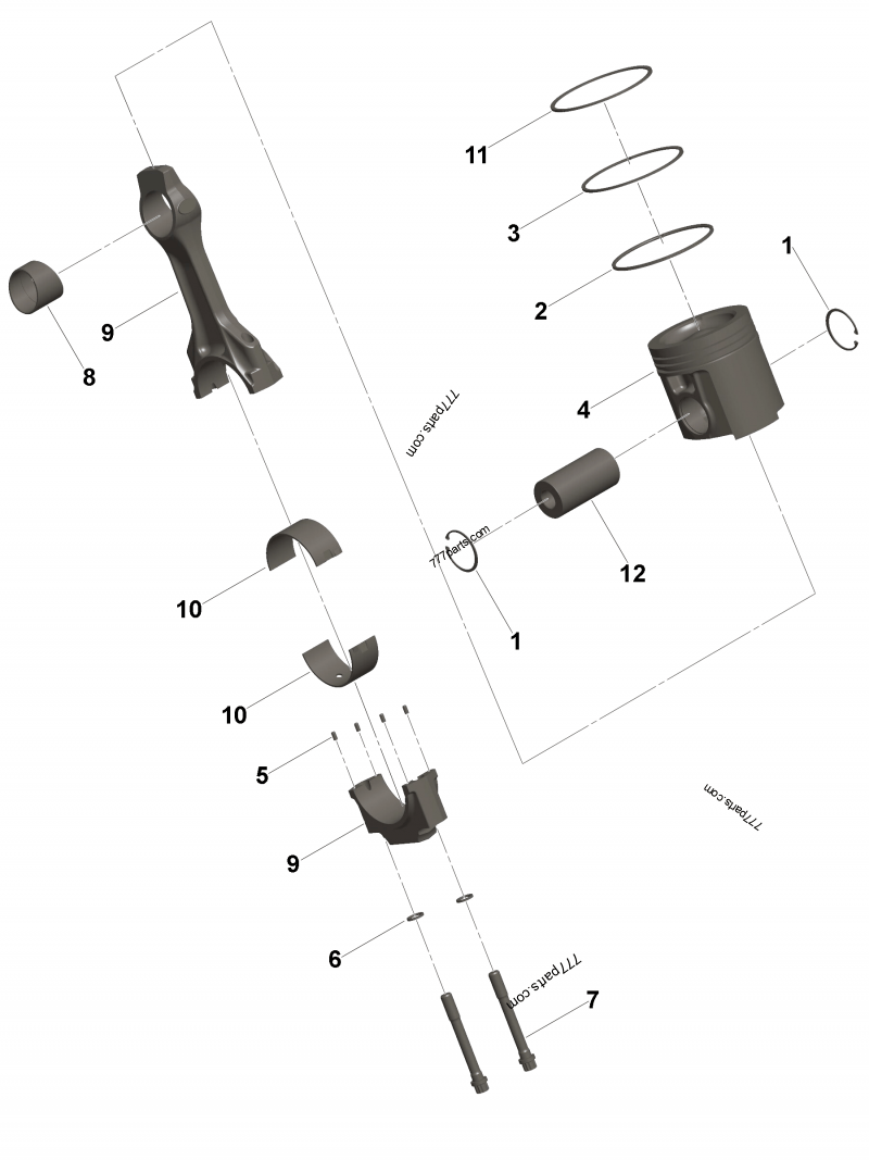 205269 Retaining ring - Cummins spare part | 777parts.com