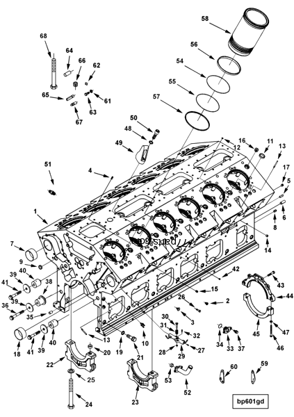205741 Cylinder liner shim - Cummins spare part | 777parts.com