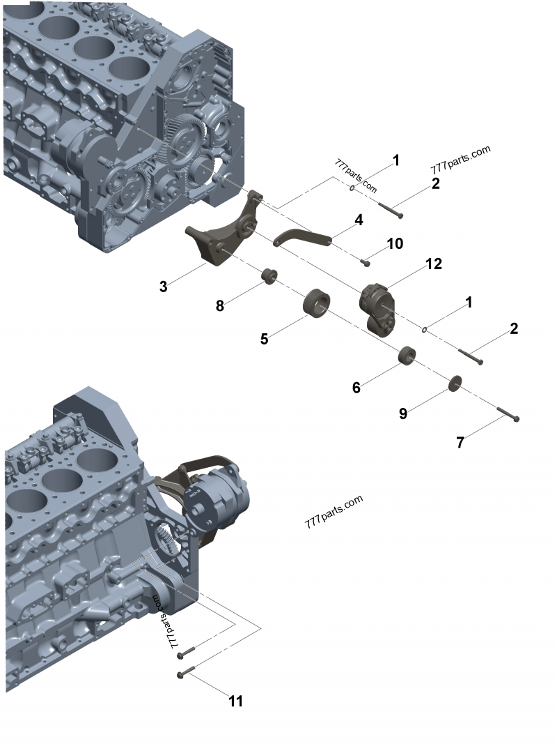 3400883 Idler pulley - Cummins spare part | 777parts.com