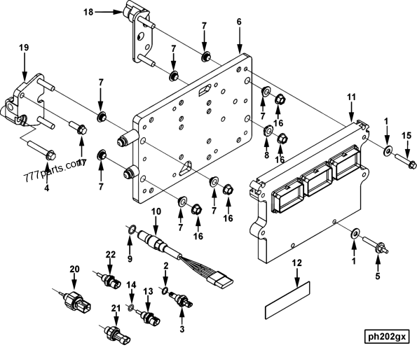 3408501 Electronic control module - Cummins spare part | 777parts.com