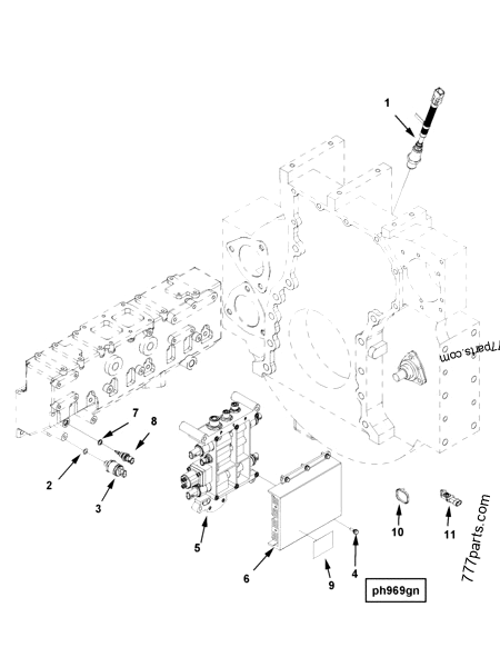 3408587 Pressure sensor - Cummins spare part | 777parts.com