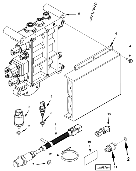 3408587 Pressure sensor - Cummins spare part | 777parts.com