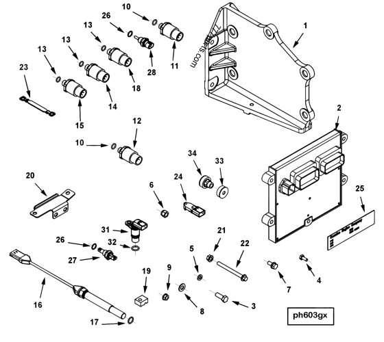 3408650 Position sensor - Cummins spare part | 777parts.com