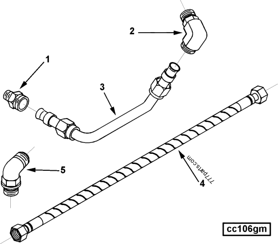 3411749 Flexible hose - Cummins spare part | 777parts.com