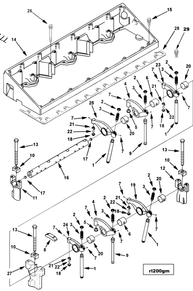 3417923 Rocker lever socket - Cummins spare part | 777parts.com