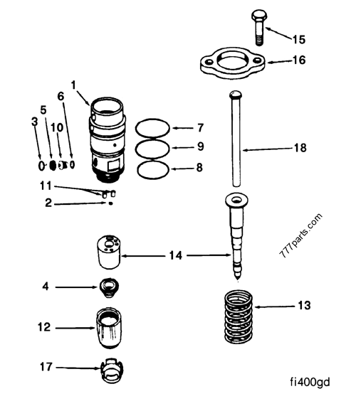 207244 Seal, injector - Cummins spare part | 777parts.com