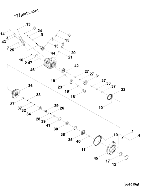 3519805 Flange gasket - Cummins spare part | 777parts.com