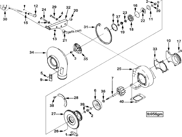 3530556 Hexagon head set screw - Cummins spare part | 777parts.com