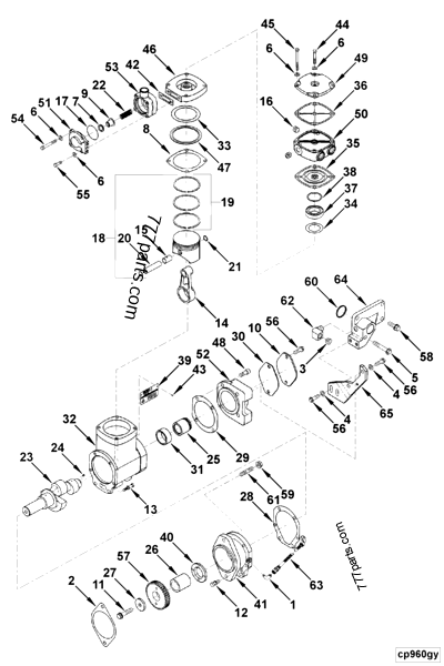 3558828 Unloading valve body - Cummins spare part | 777parts.com