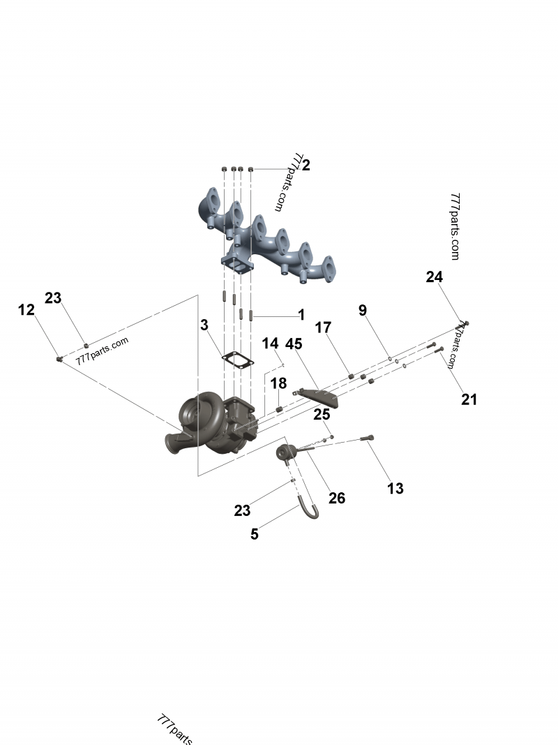 3595544 Plain hose - Cummins spare part | 777parts.com