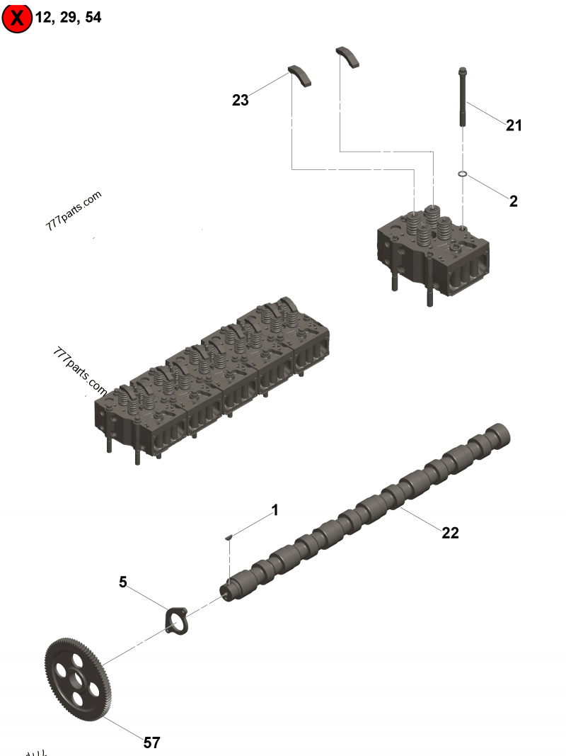 3631245 Piston engine kit - Cummins spare part | 777parts.com