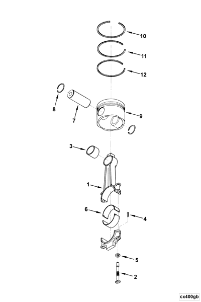 3631246 Piston engine kit - Cummins spare part | 777parts.com