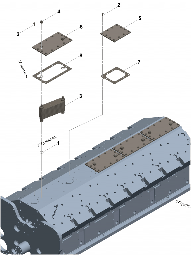 212161 O ring seal - Cummins spare part | 777parts.com