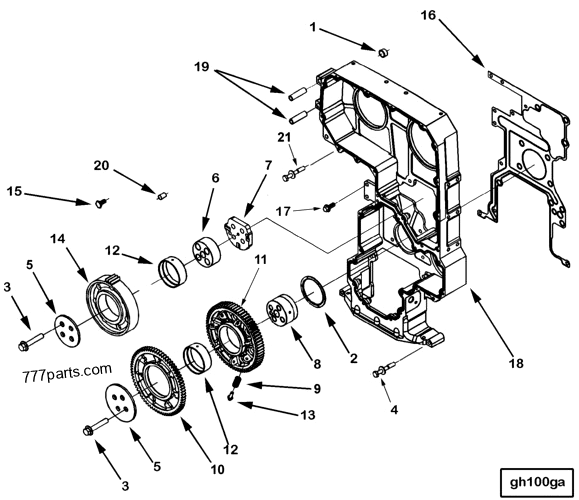 3680260 Idler shaft - Cummins spare part | 777parts.com