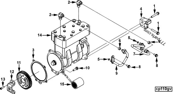 3682979 Flexible hose - Cummins spare part | 777parts.com