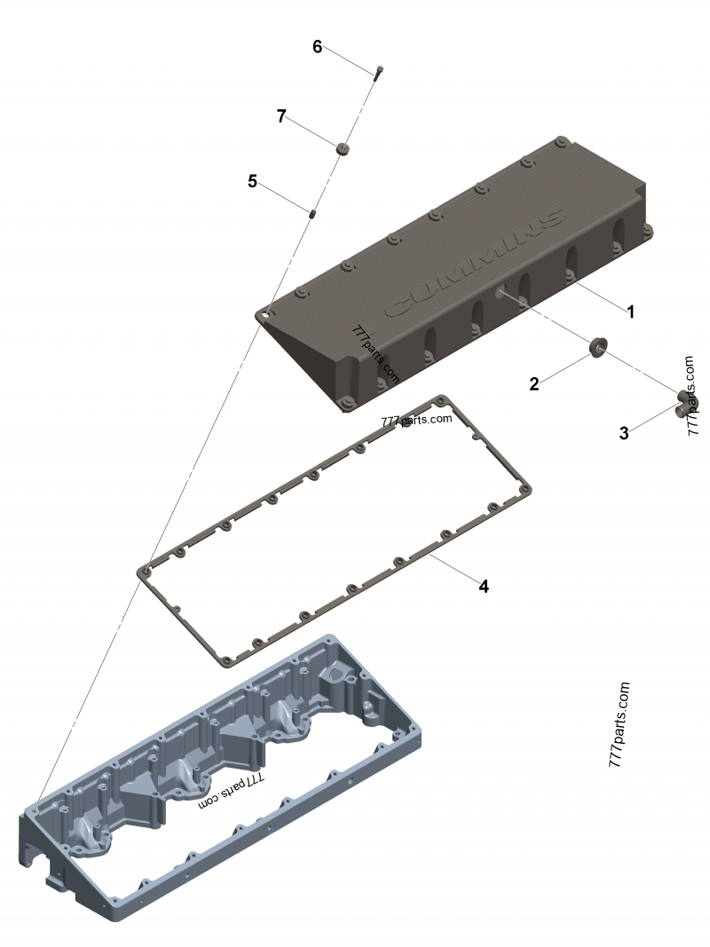 3683670 Grommet seal - Cummins spare part | 777parts.com