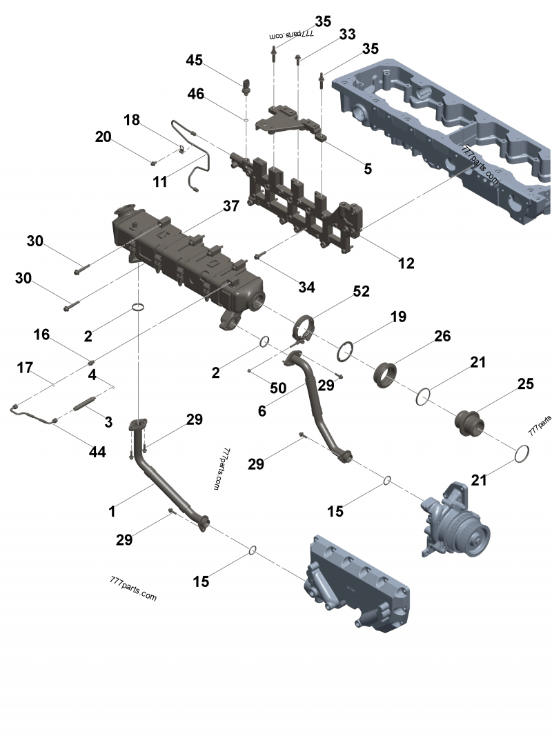 3685124 O ring seal - Cummins spare part | 777parts.com