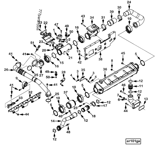 3686677 Vent tube - Cummins spare part | 777parts.com
