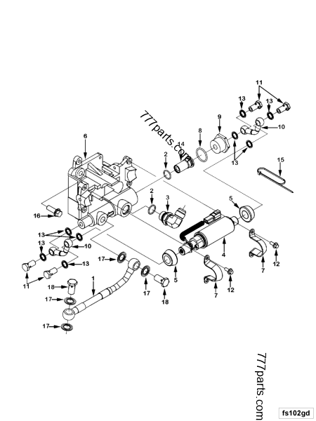 3686735 Fuel transfer pump - Cummins spare part | 777parts.com