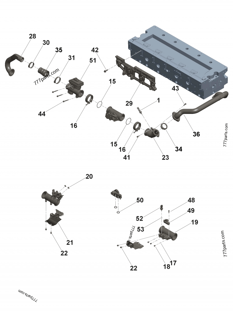 3686958 Water bypass tube - Cummins spare part | 777parts.com 3686958 Water bypass tube - Cummins spare part | 777parts.com