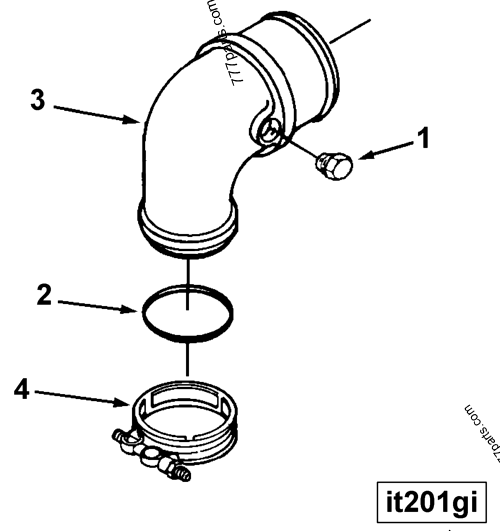 3687090 Air transfer pipe - Cummins spare part | 777parts.com