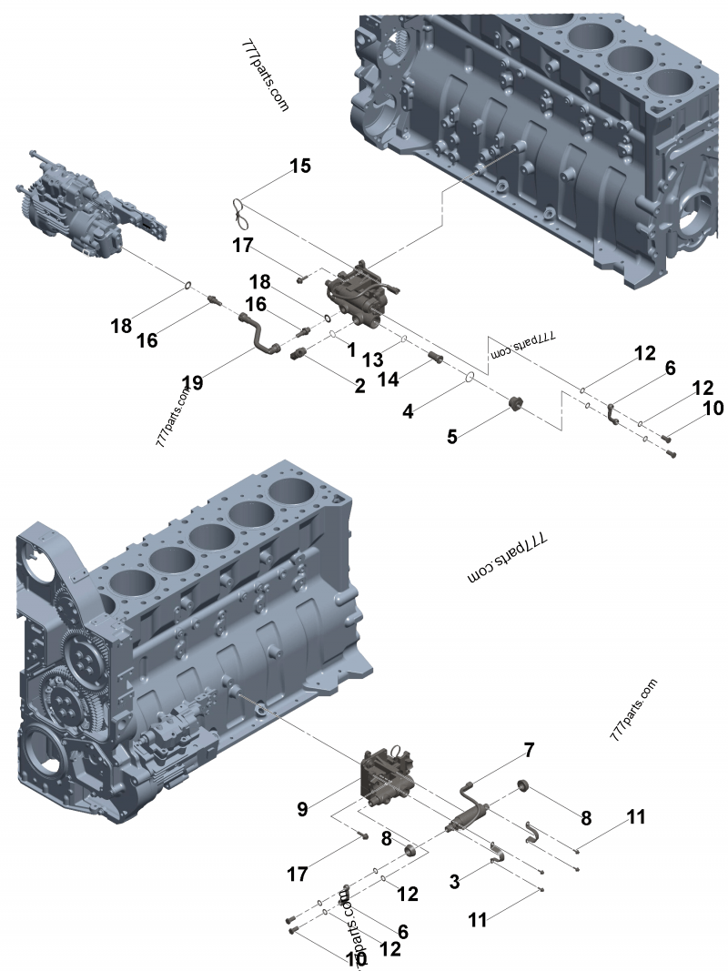 3692468 Fuel transfer pump - Cummins spare part | 777parts.com
