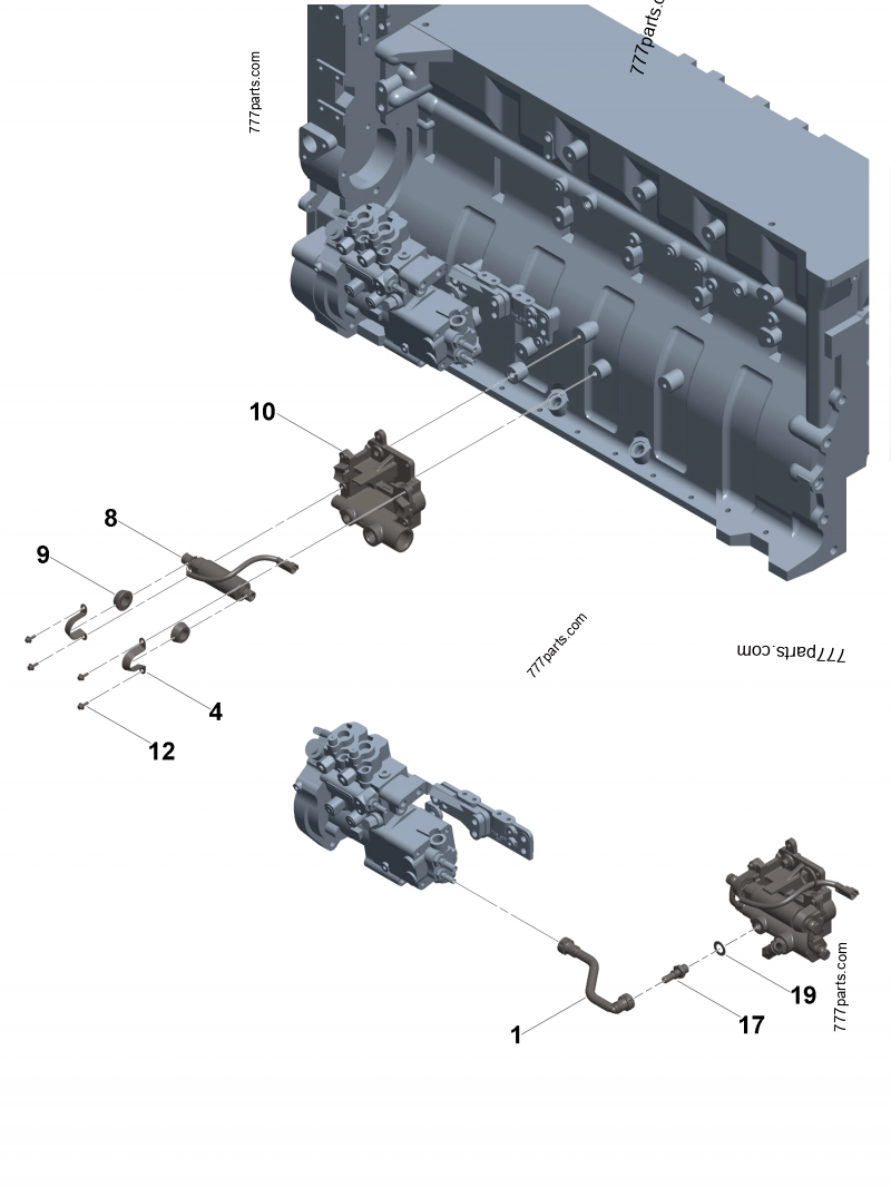 3692468 Fuel transfer pump - Cummins spare part | 777parts.com