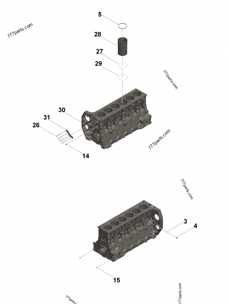 3693005 Anti-polishing ring - Cummins spare part | 777parts.com
