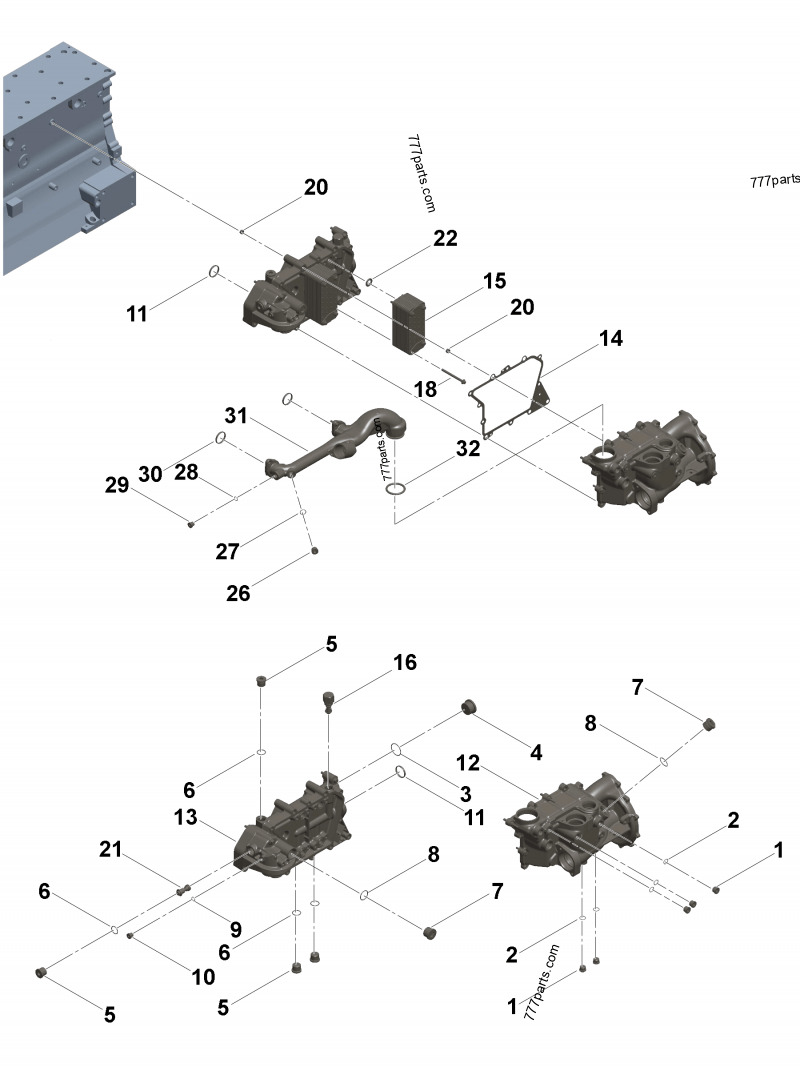 3694078 Water pump - Cummins spare part | 777parts.com