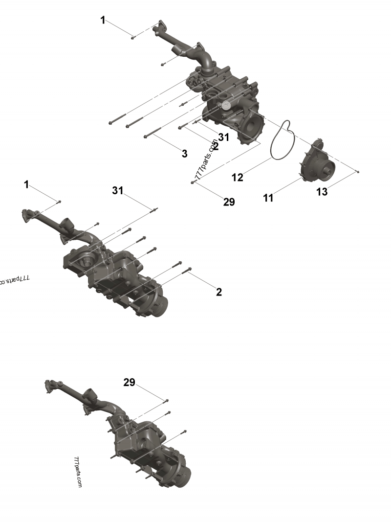 3694078 Water pump - Cummins spare part | 777parts.com