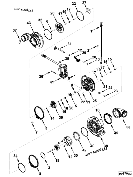 3772638 Compressor housing - Cummins spare part | 777parts.com