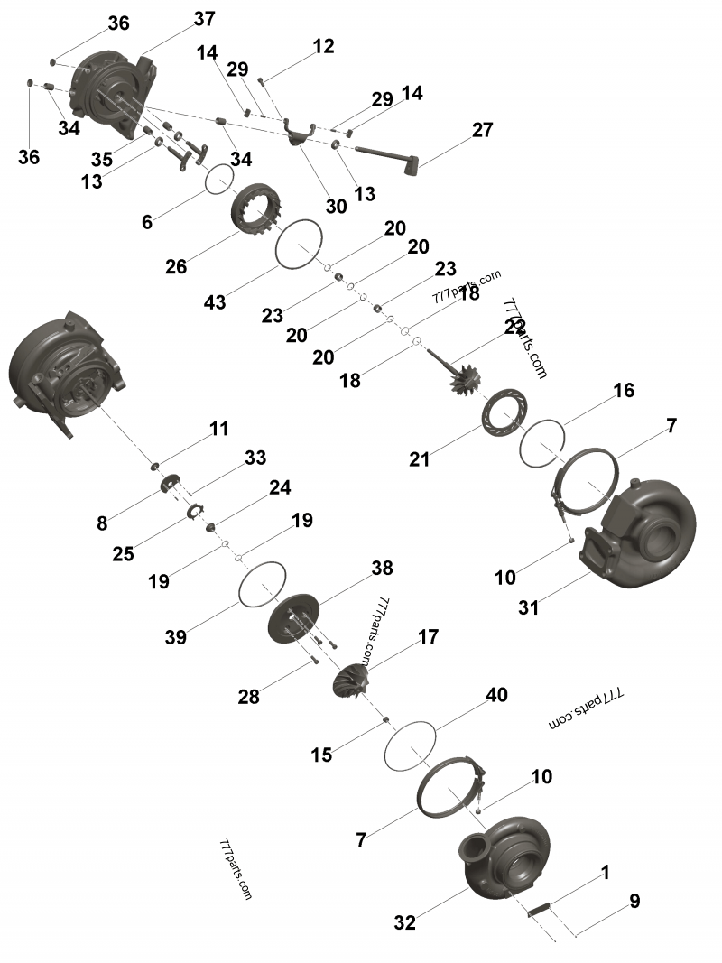 3785180 Turbocharger electric actuator - Cummins spare part | 777parts.com