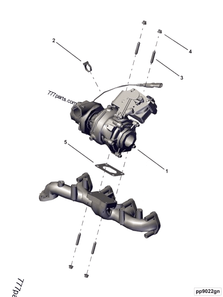 3787463 Turbocharger speed sensor - Cummins spare part | 777parts.com