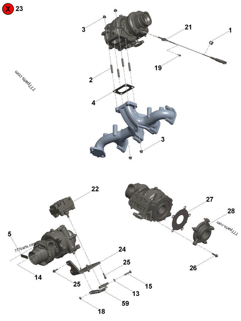 3787463 Turbocharger speed sensor - Cummins spare part | 777parts.com