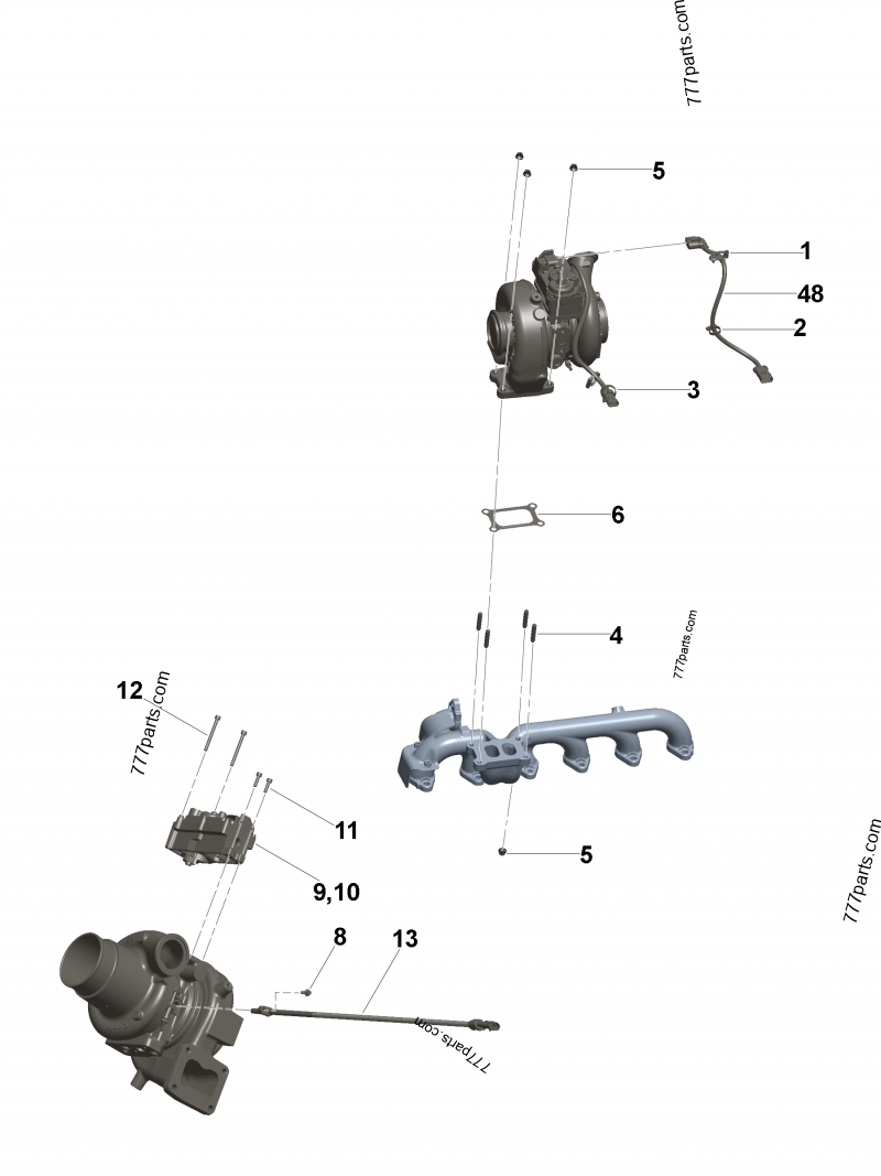3788936 Turbocharger electric actuator - Cummins spare part | 777parts.com