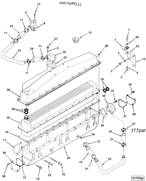 215587 Plug adapter - Cummins spare part | 777parts.com