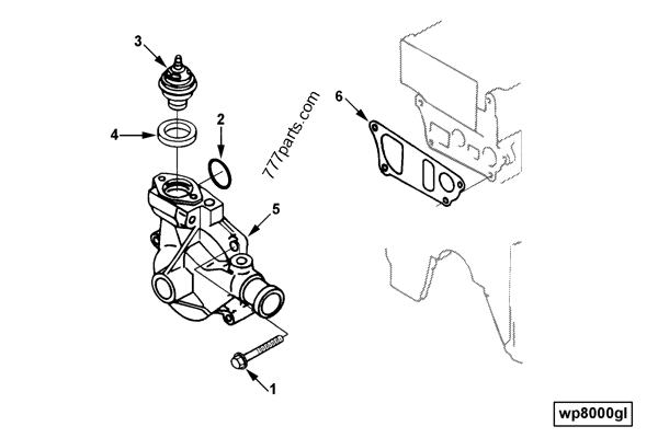 3800884 Thermostat kit - Cummins spare part | 777parts.com