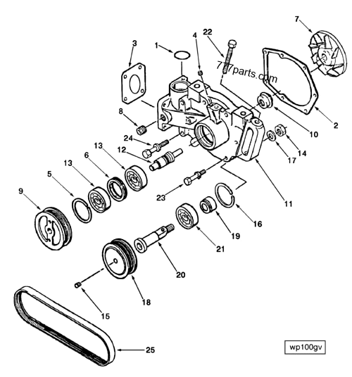 3801708 Water pump - Cummins spare part | 777parts.com