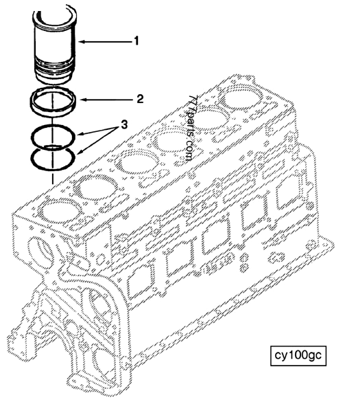 3801826 Cylinder liner kit - Cummins spare part | 777parts.com