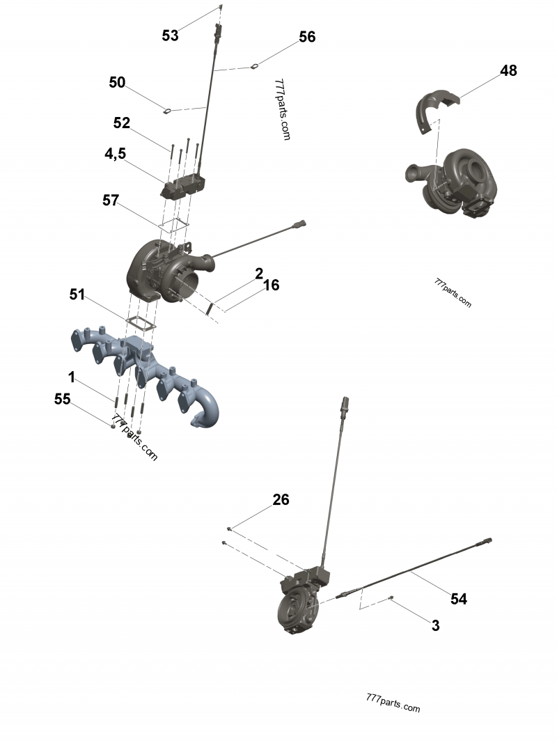 2839995 Turbine housing - Cummins spare part | 777parts.com